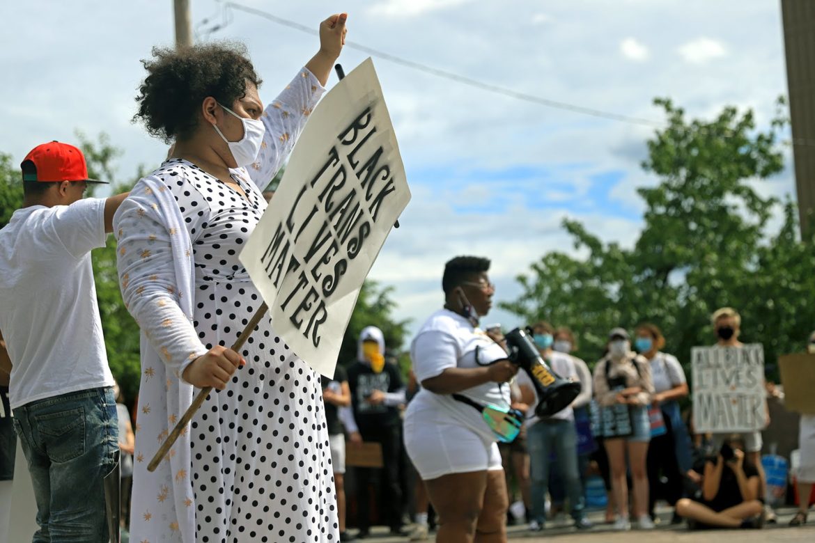 Hundreds support Black trans rights in march from Freedom Corner ...