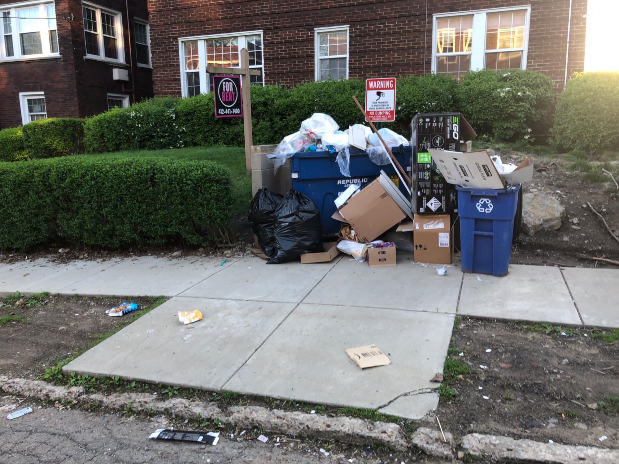 A Pittsburgher fought against trash on a Squirrel Hill street – then left.