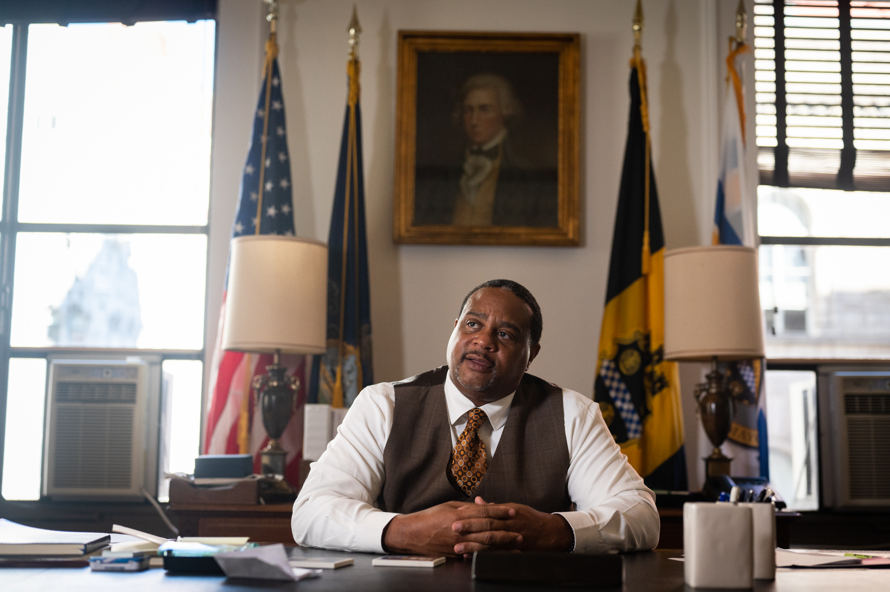 Police, non-profits on Gainey's mind midway as mid-term nears