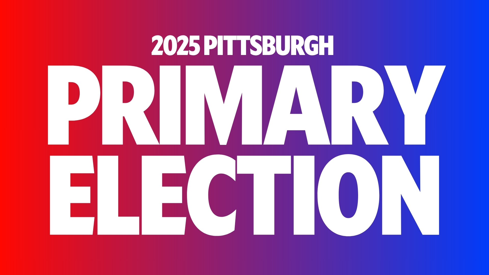Pittsburgh mayoral primaries election results