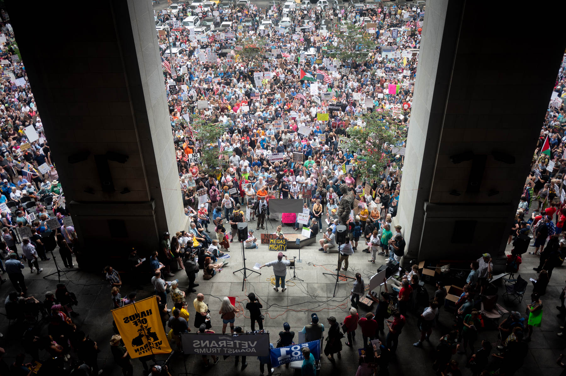 Pittsburghers join ‘No Kings’ national day of action