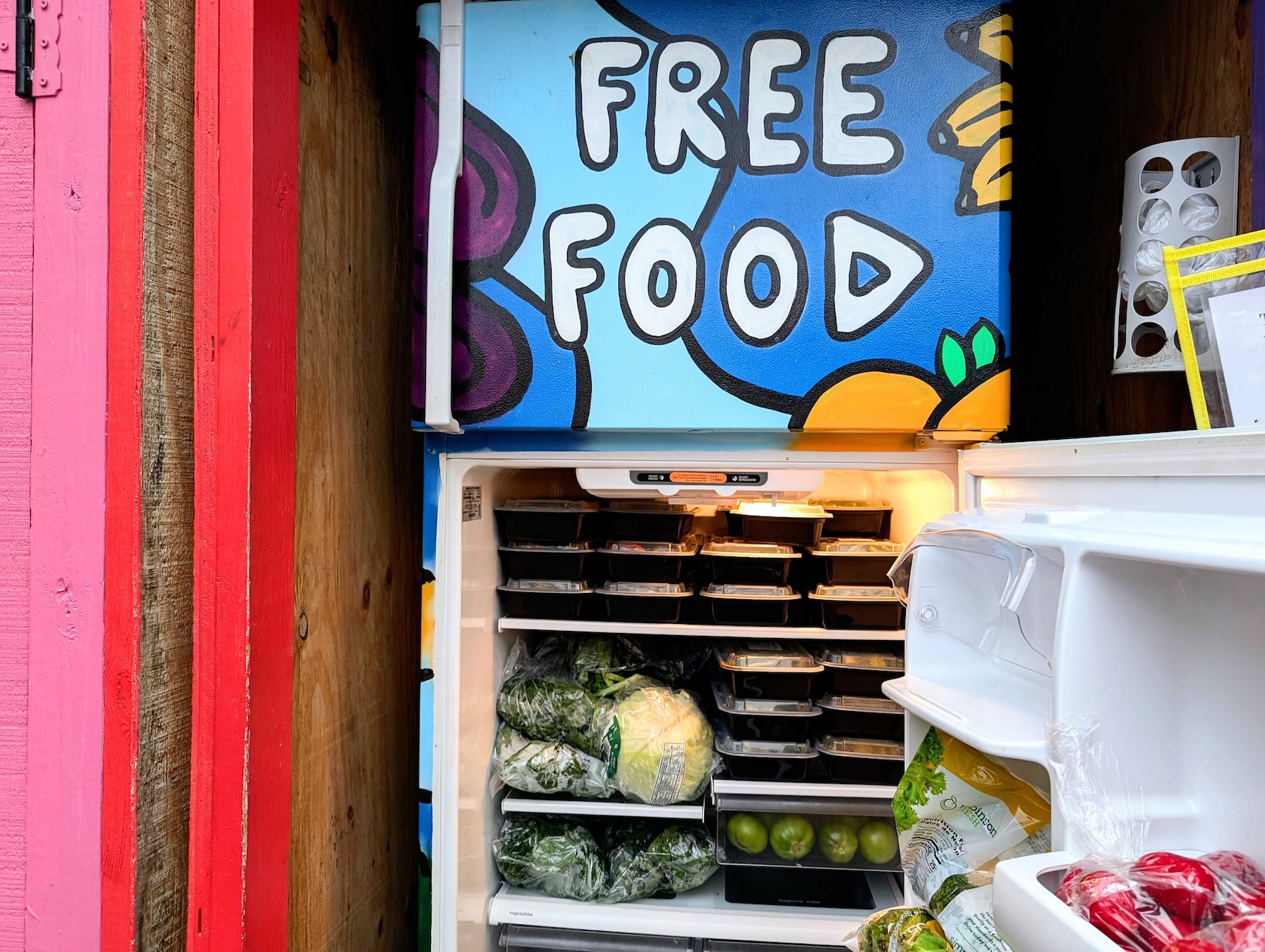 With SNAP in jeopardy, community fridges help curb hunger